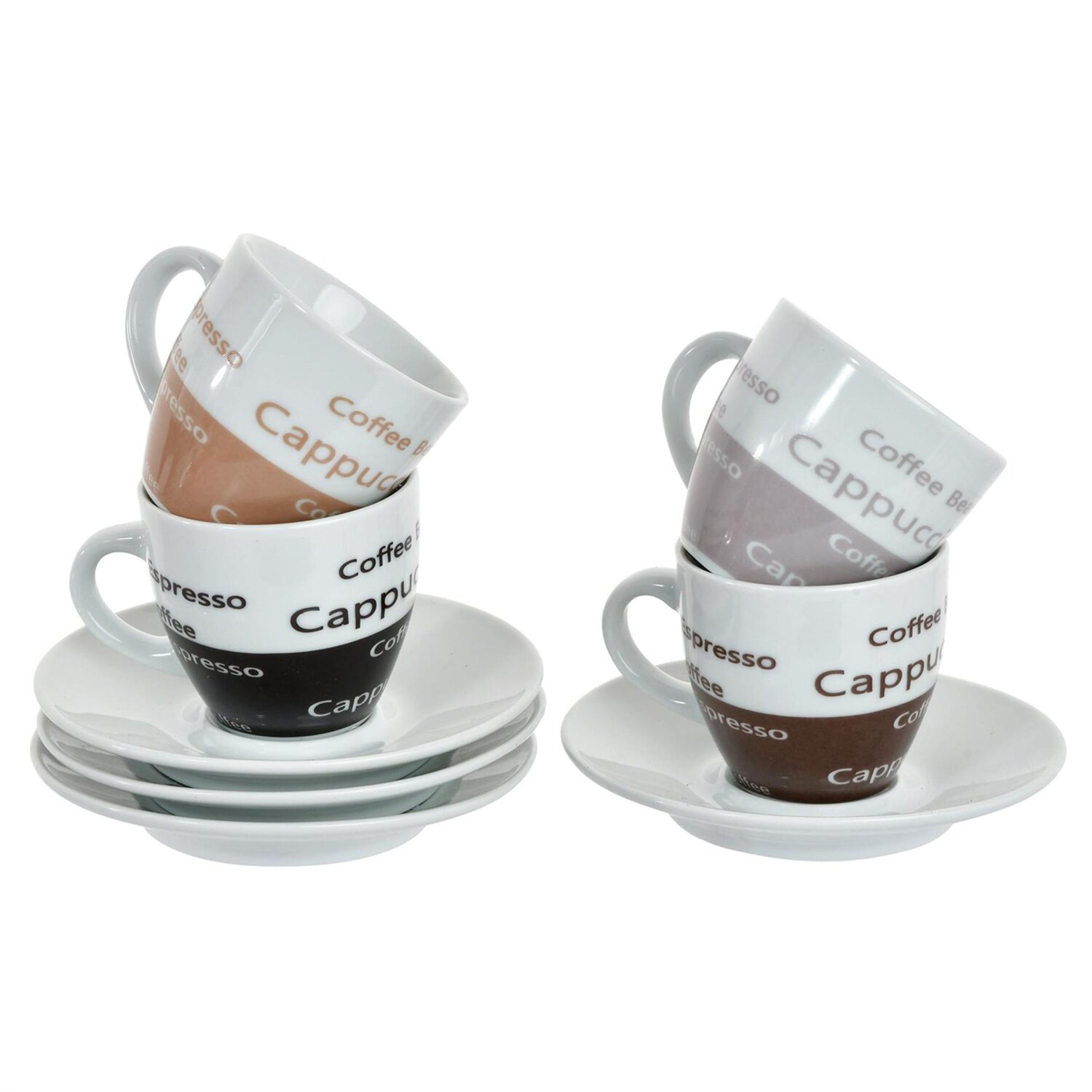 Juego de Tazas para Café Diseño Cappuccino 8 Piezas | Mallorca.cl Juego de Tazas para Café Diseño Cappuccino 8 Piezas | Mallorca.cl